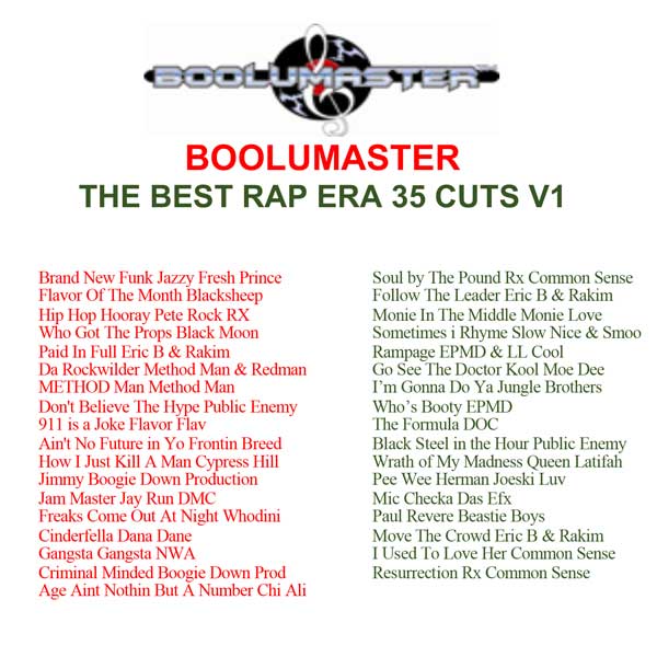 The Best Rap Era 35 Cuts V1 - Boolumaster